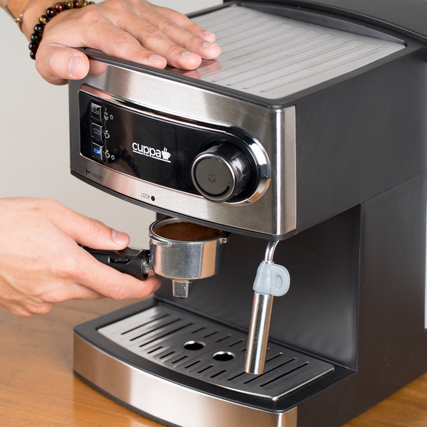 Personal Espresso Machine with Steam Wand – Cuppa Espresso Machine